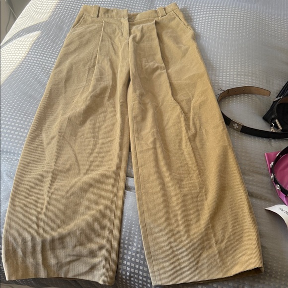 Bally | Pants & Jumpsuits | Vintage Bally Tan Corduroy Wideleg Pants ...
